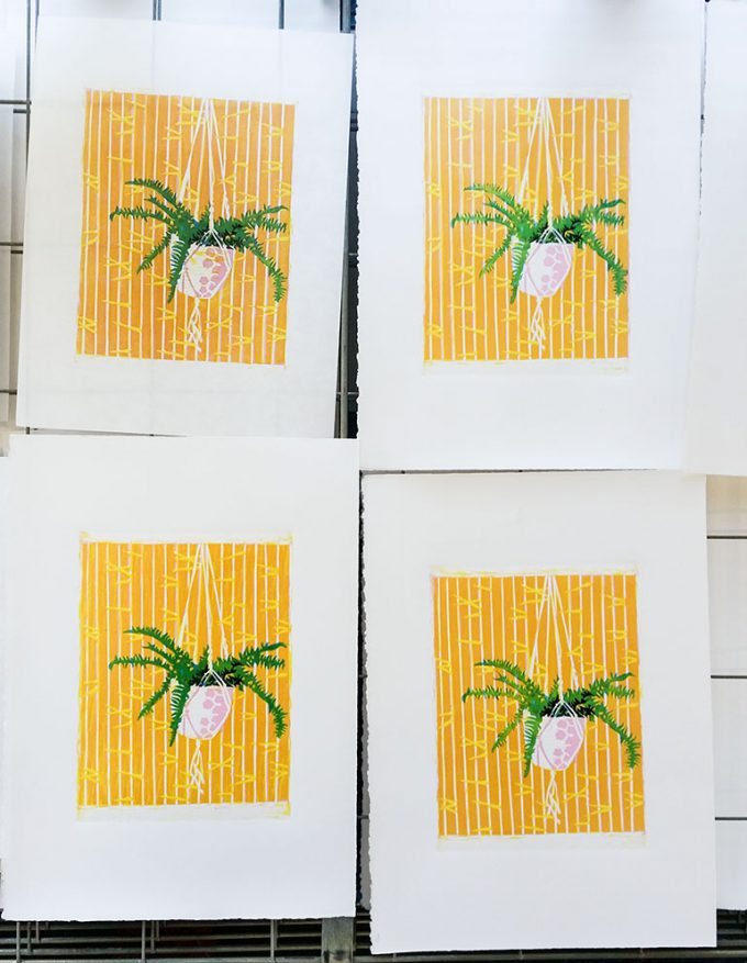 Making Friday: CMYK lino printing — Skinny laMinx