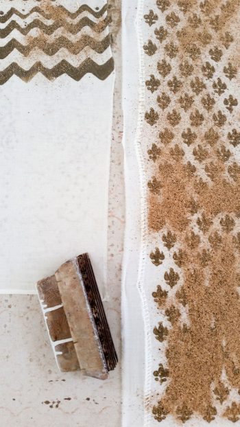 Mud resist block printing — Skinny laMinx