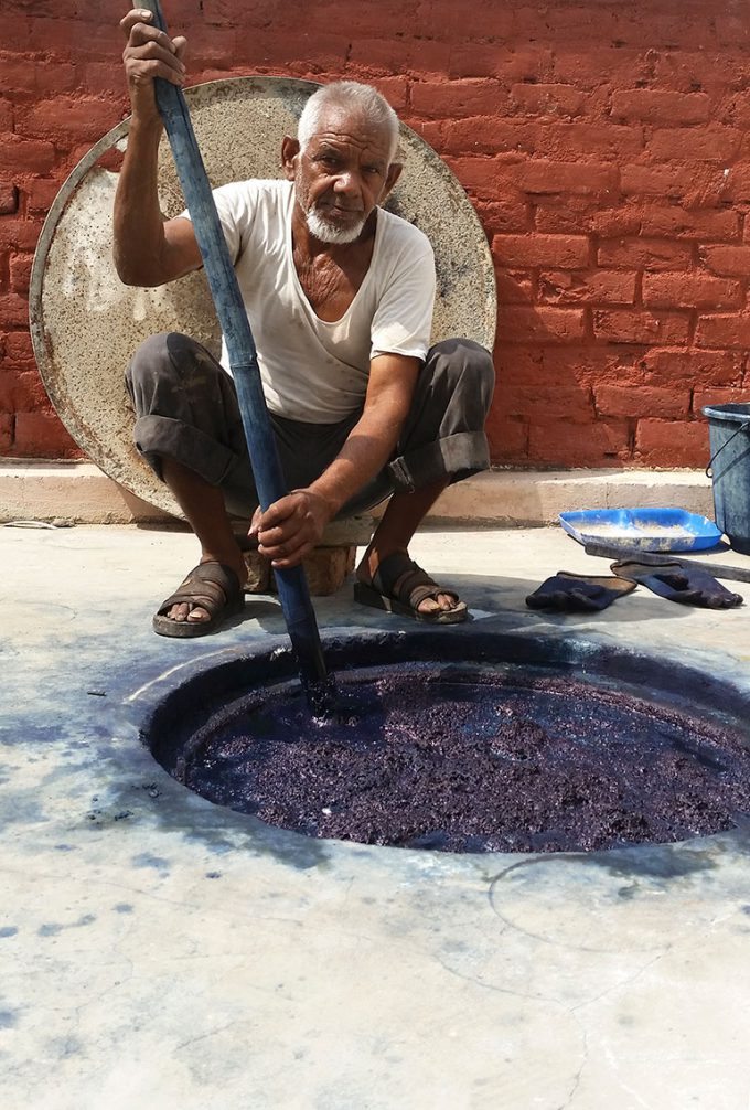 Mud resist block printing — Skinny laMinx